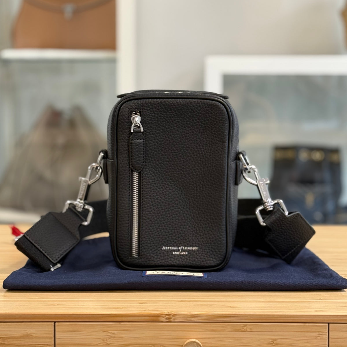 Aspinal of London Reporter North South Messenger – ARMCANDY BAG CO