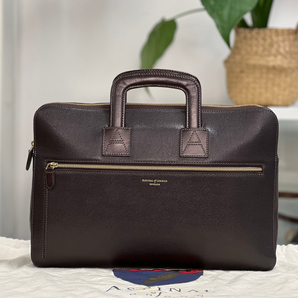 Aspinal of London Connaught Briefcase – ARMCANDY BAG CO