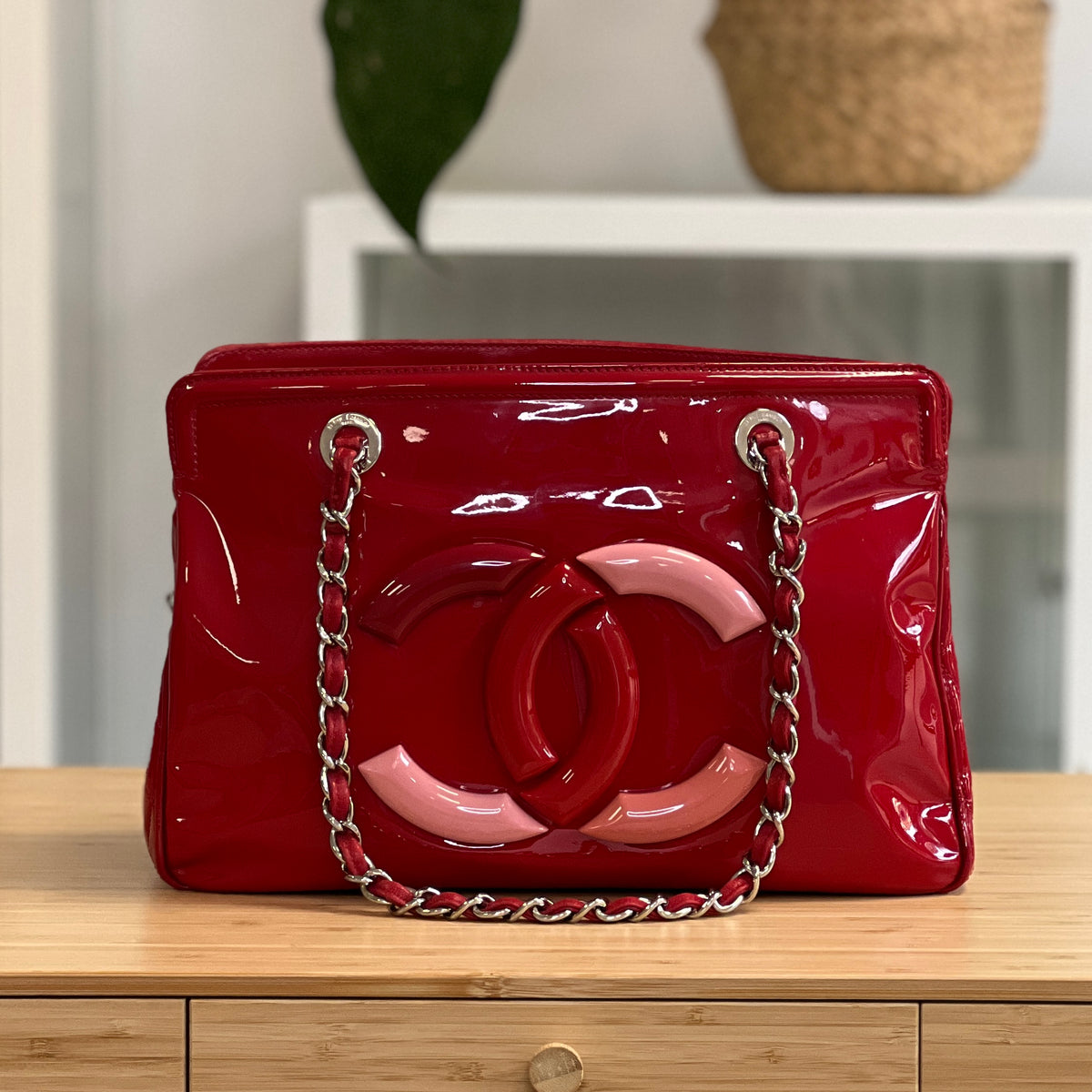 Chanel Vinyl Lipstick Tote – ARMCANDY BAG CO
